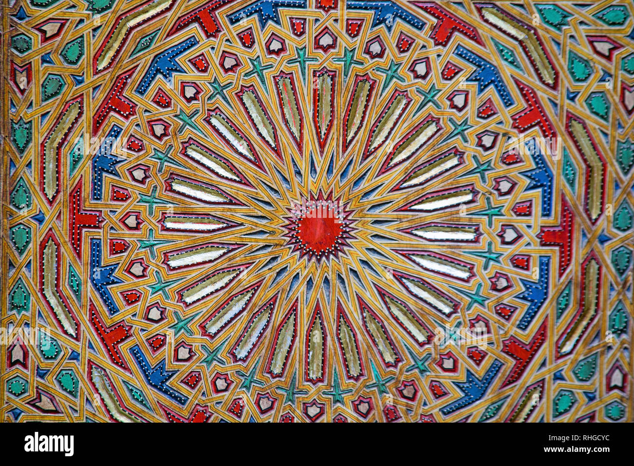 Ancient colored wood pattern, contemporary moroccan style Stock Photo ...