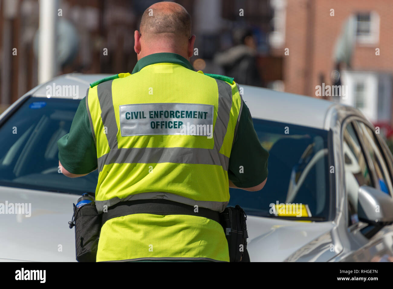 Traffic warden civil enforcement officer hi-res stock photography and ...