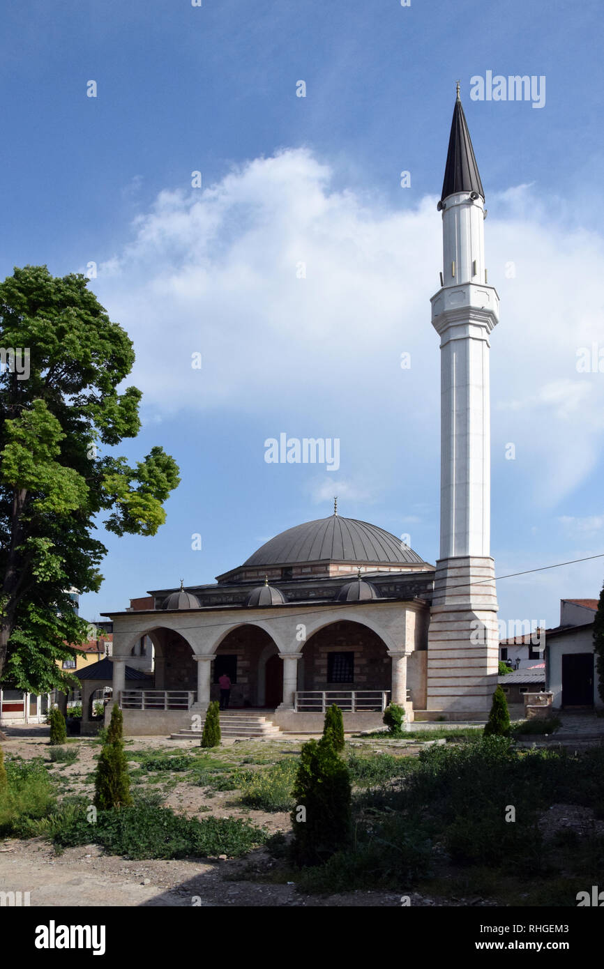 Arasta mosque. Outside view of the Islam temples. Skopje, Macedonia ...