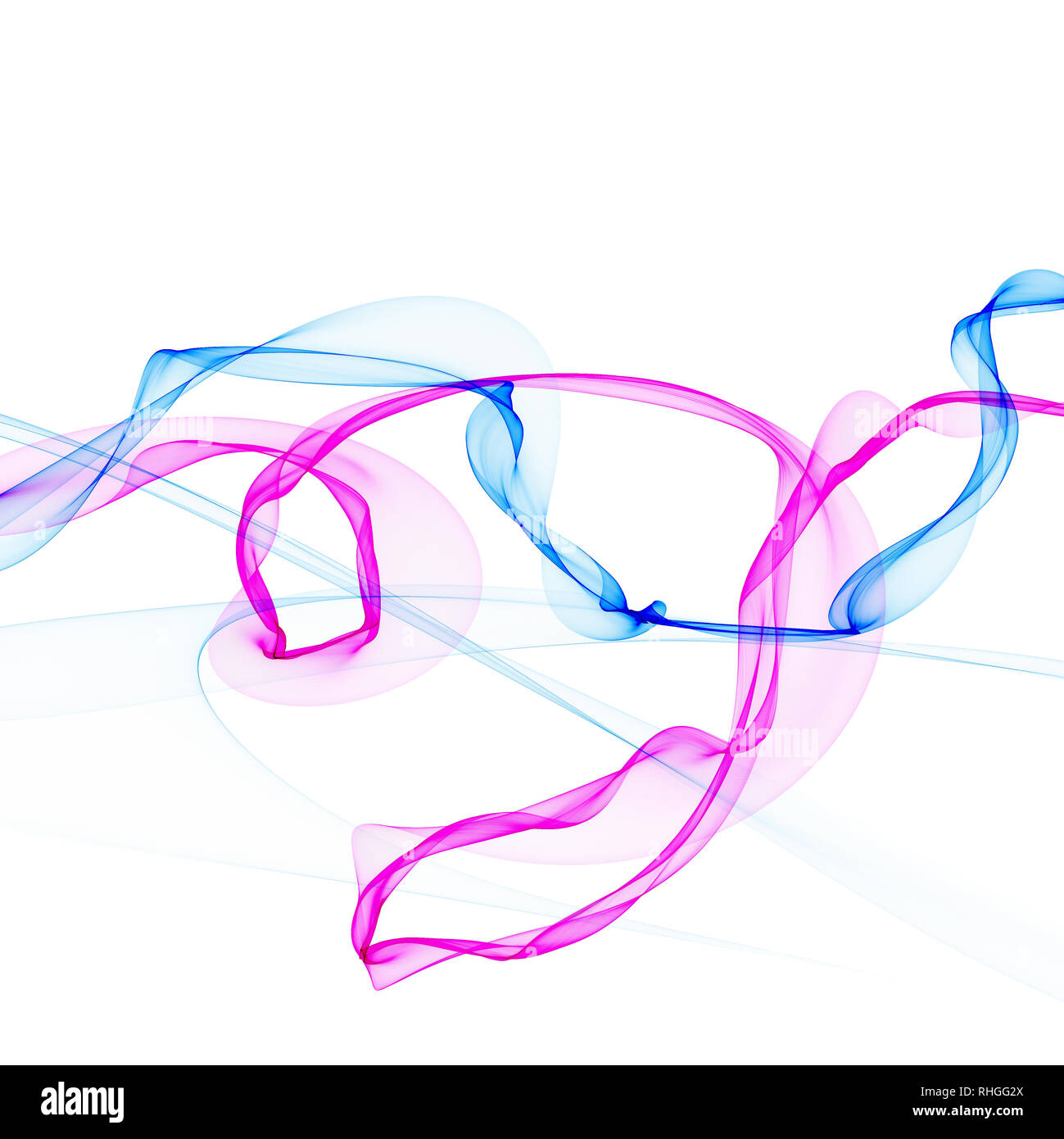 Abstract digital shapes on white background Stock Photo - Alamy