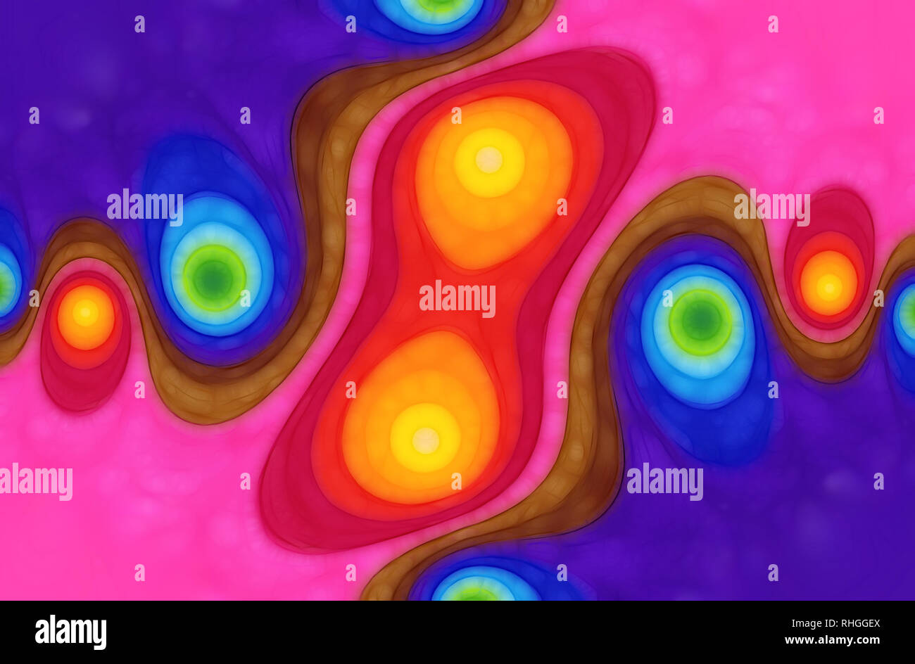 Bright abstract background of color shapes Stock Photo - Alamy