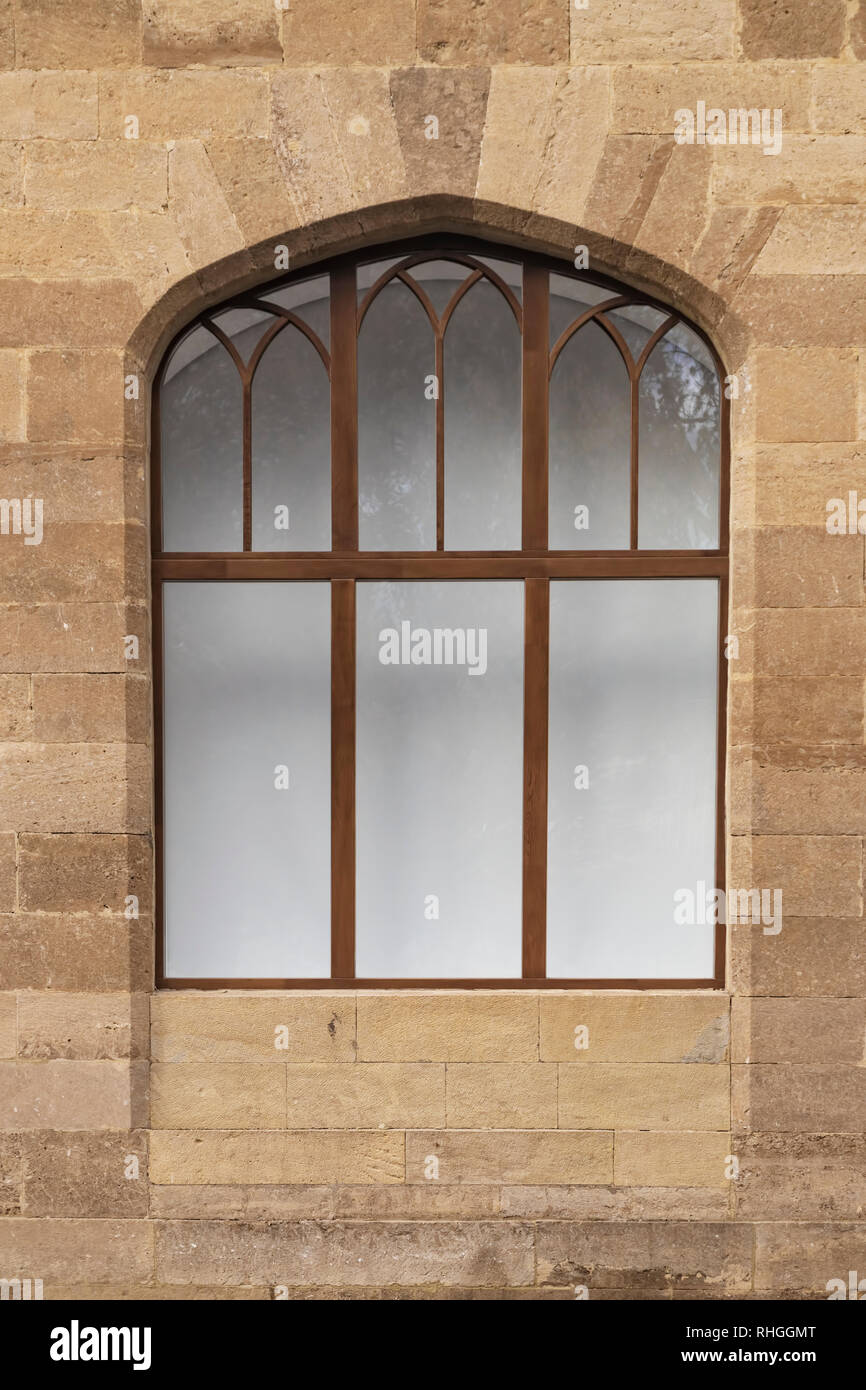old ancient window with tiled floor photo Stock Photo - Alamy