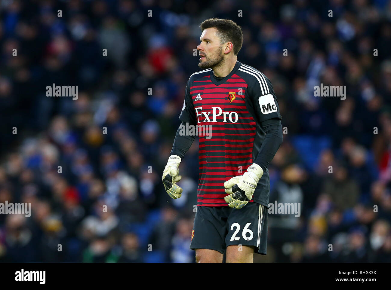 Watford goalkeeper Ben Foster during the Premier League match at the ...