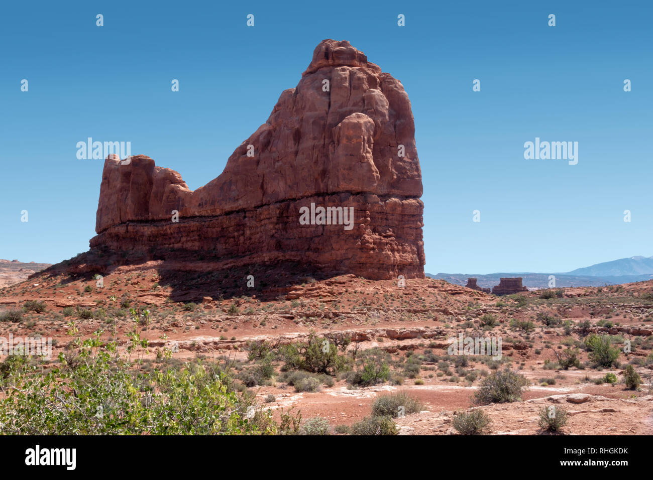 Rock Formation Arches National Park, Moab Utah USA Stock Photo - Alamy