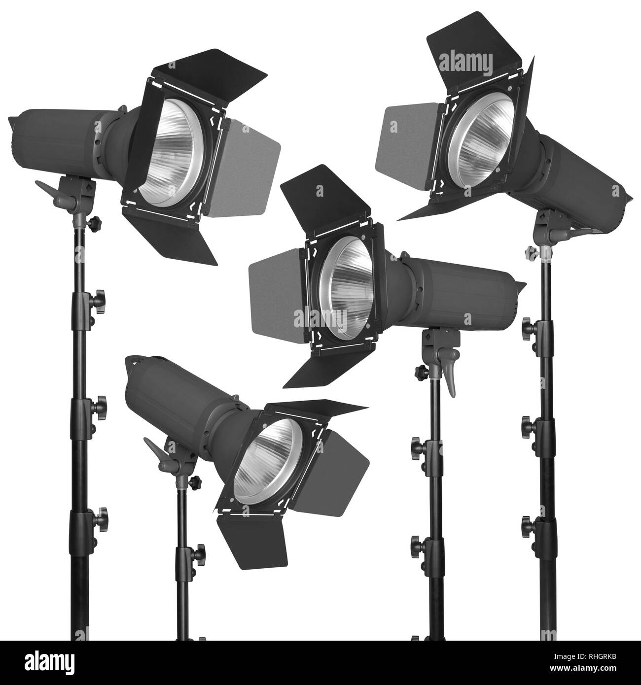 Halogen spotlight Black and White Stock Photos & Images - Alamy