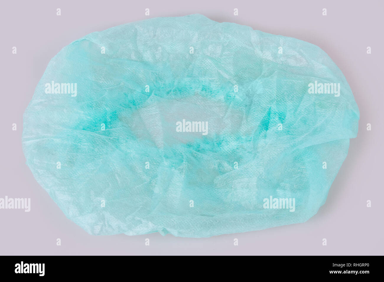 medical disposable cap isolated on white Stock Photo - Alamy