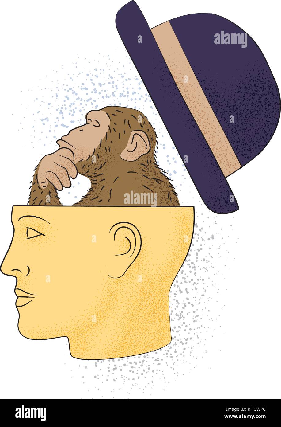 Symbolic drawing of the knowledge of philosophy Stock Vector Image ...