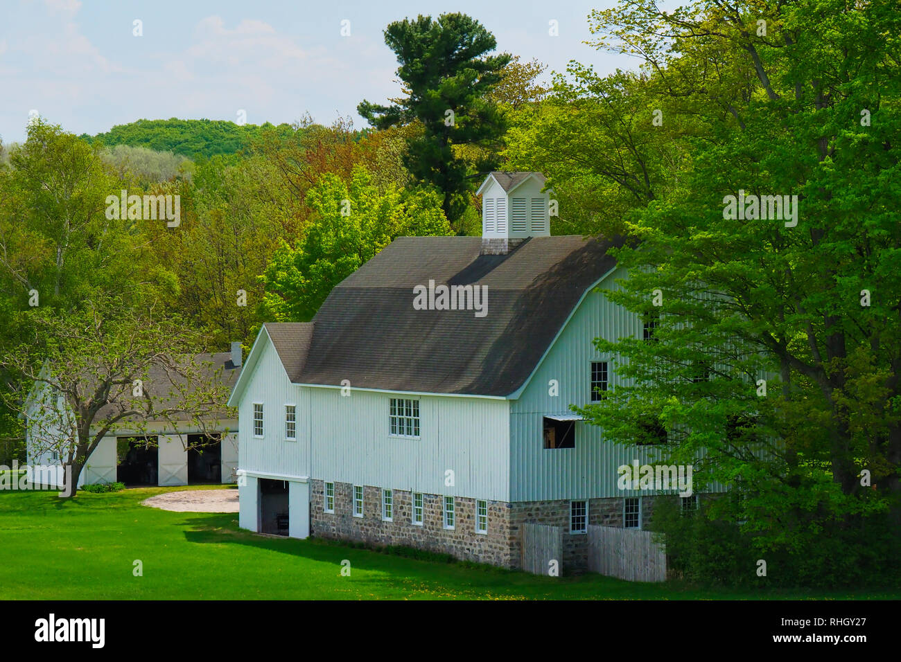 Barn, Omena, Leelanau Penninsula, Michigan, USA Stock Photo - Alamy