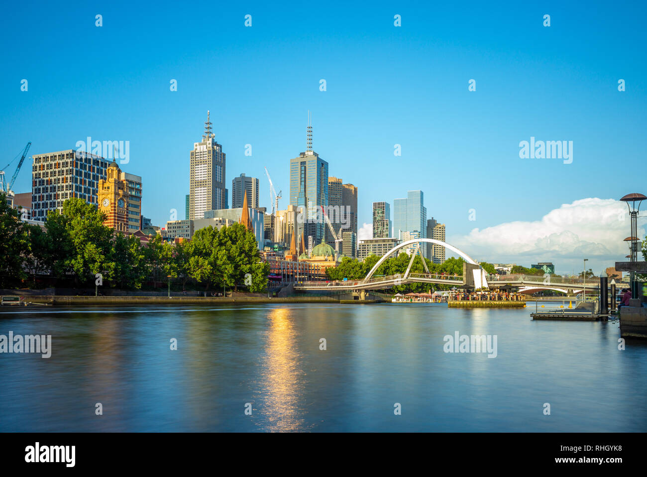 Melbourne iconic scene hi-res stock photography and images - Alamy