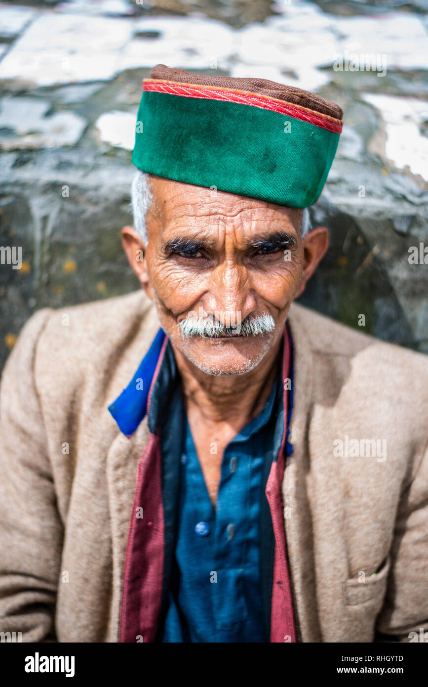 Kullu, Himachal Pradesh, India - September 01, 2018 : Portrait of ...