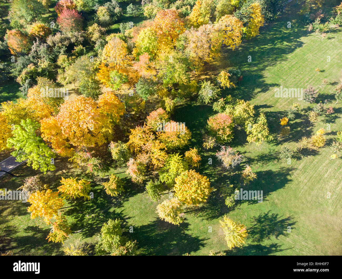 Beautiful drone photo autumn hi-res stock photography and images - Alamy