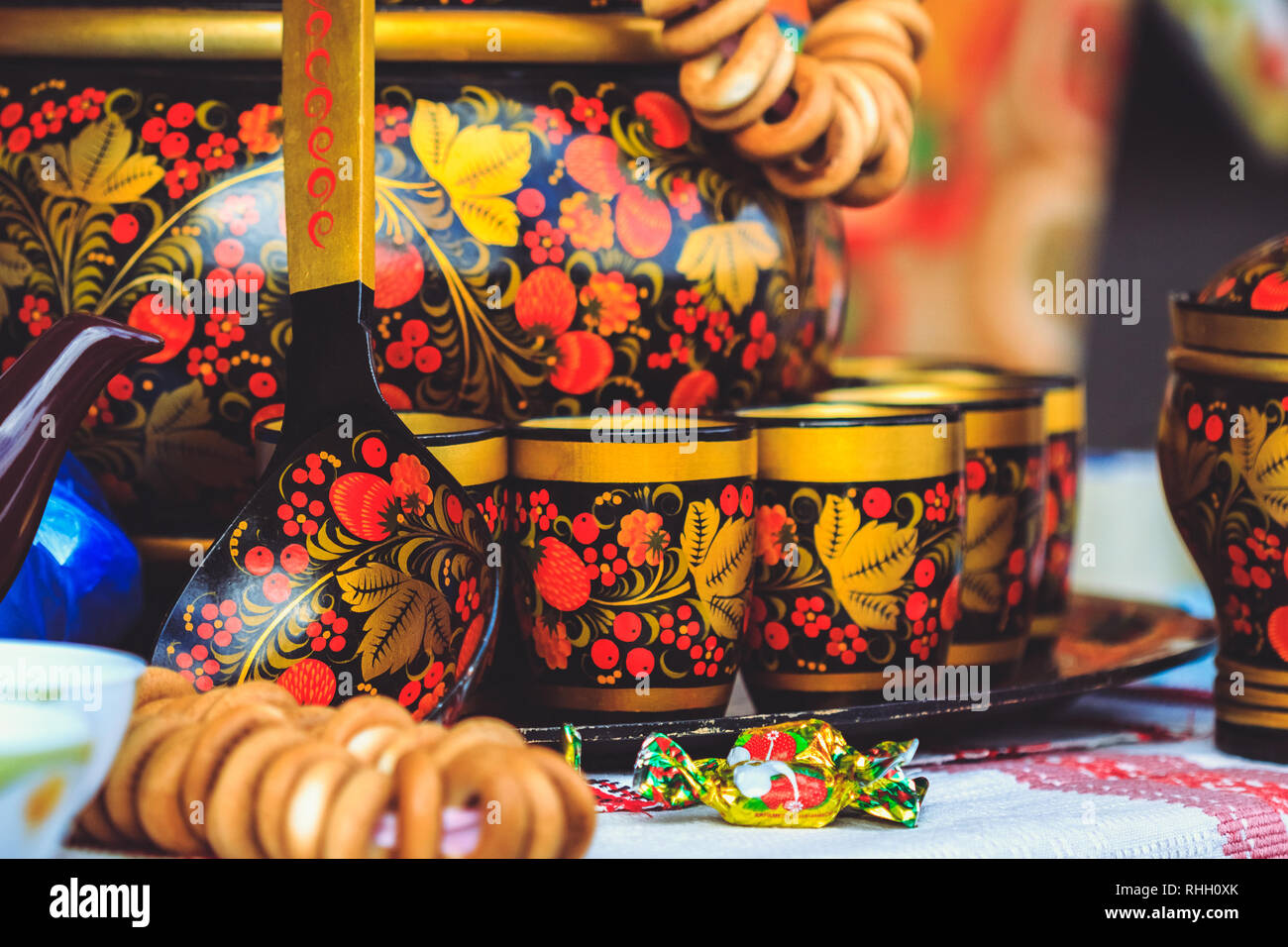 Russian national patterns hi-res stock photography and images - Alamy