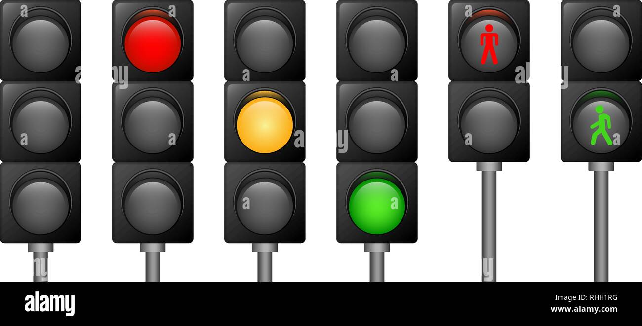 Traffic Lights Vector High Resolution Stock Photography and Images - Alamy