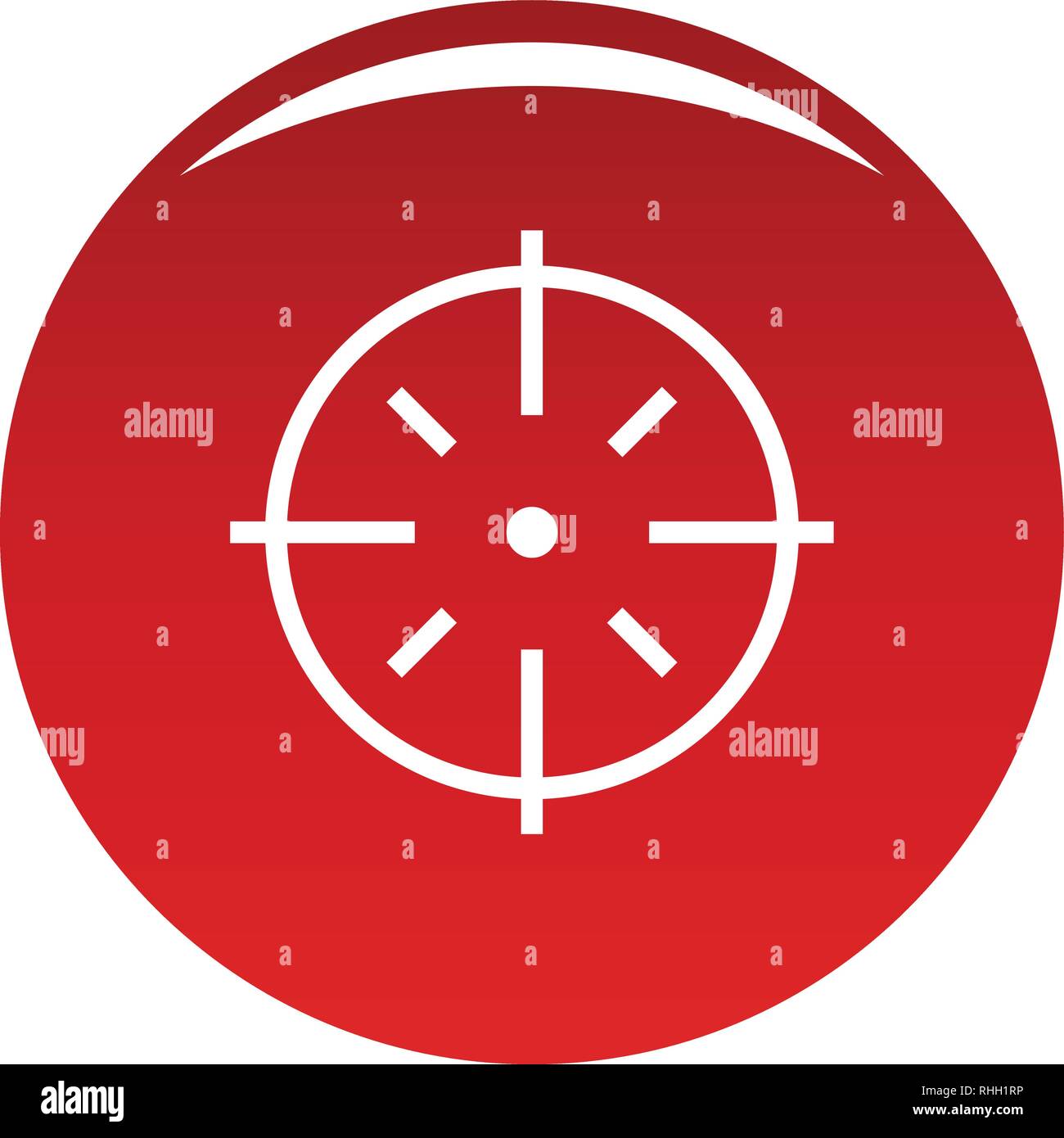 Specific target icon. Simple illustration of specific target vector ...