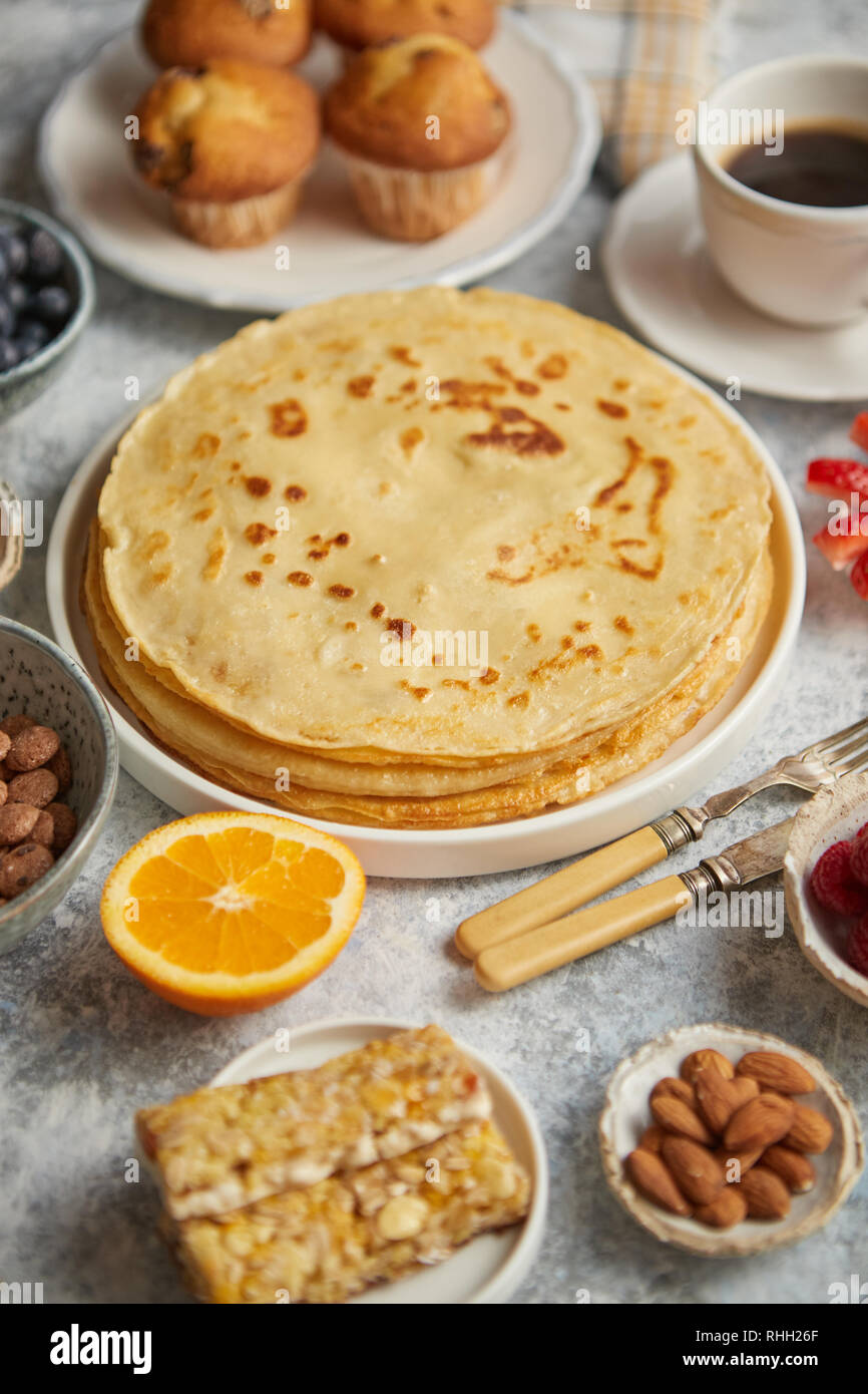 Various breakfast ingredients on hi-res stock photography and images ...