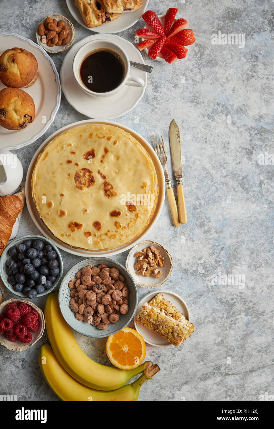 Various breakfast ingredients on hi-res stock photography and images ...