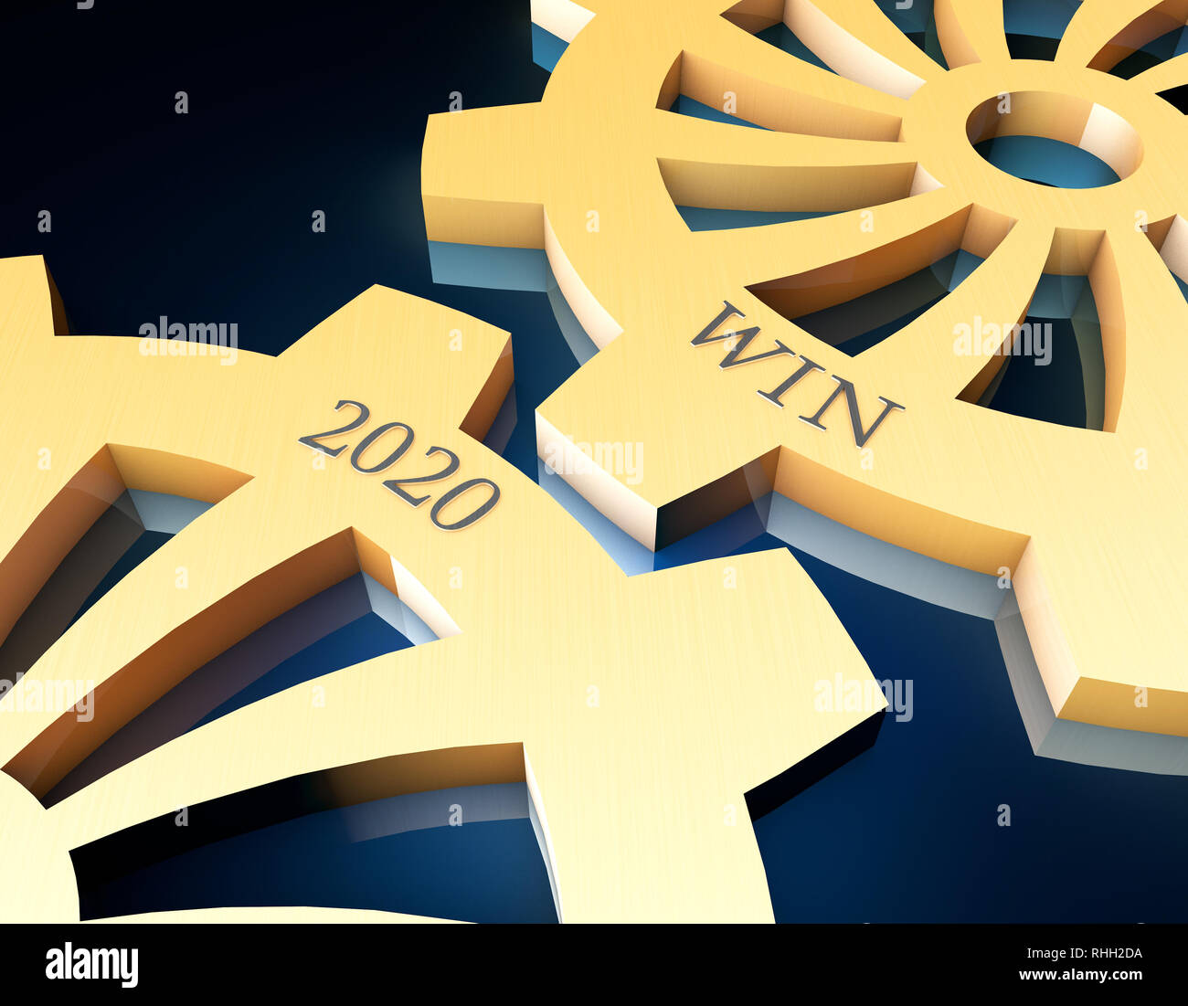 2020 gear and victory gear, close relationship and cooperation Stock ...