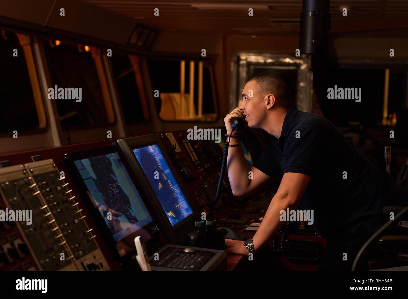 Navigation officer hi-res stock photography and images - Alamy