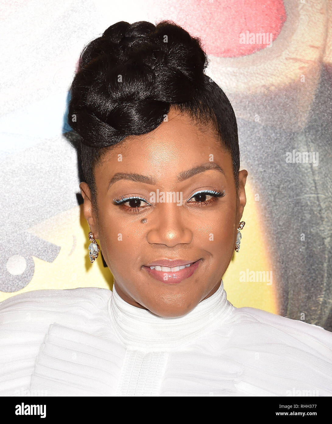 WESTWOOD, CA - FEBRUARY 02: Tiffany Haddish attends the Premiere Of ...