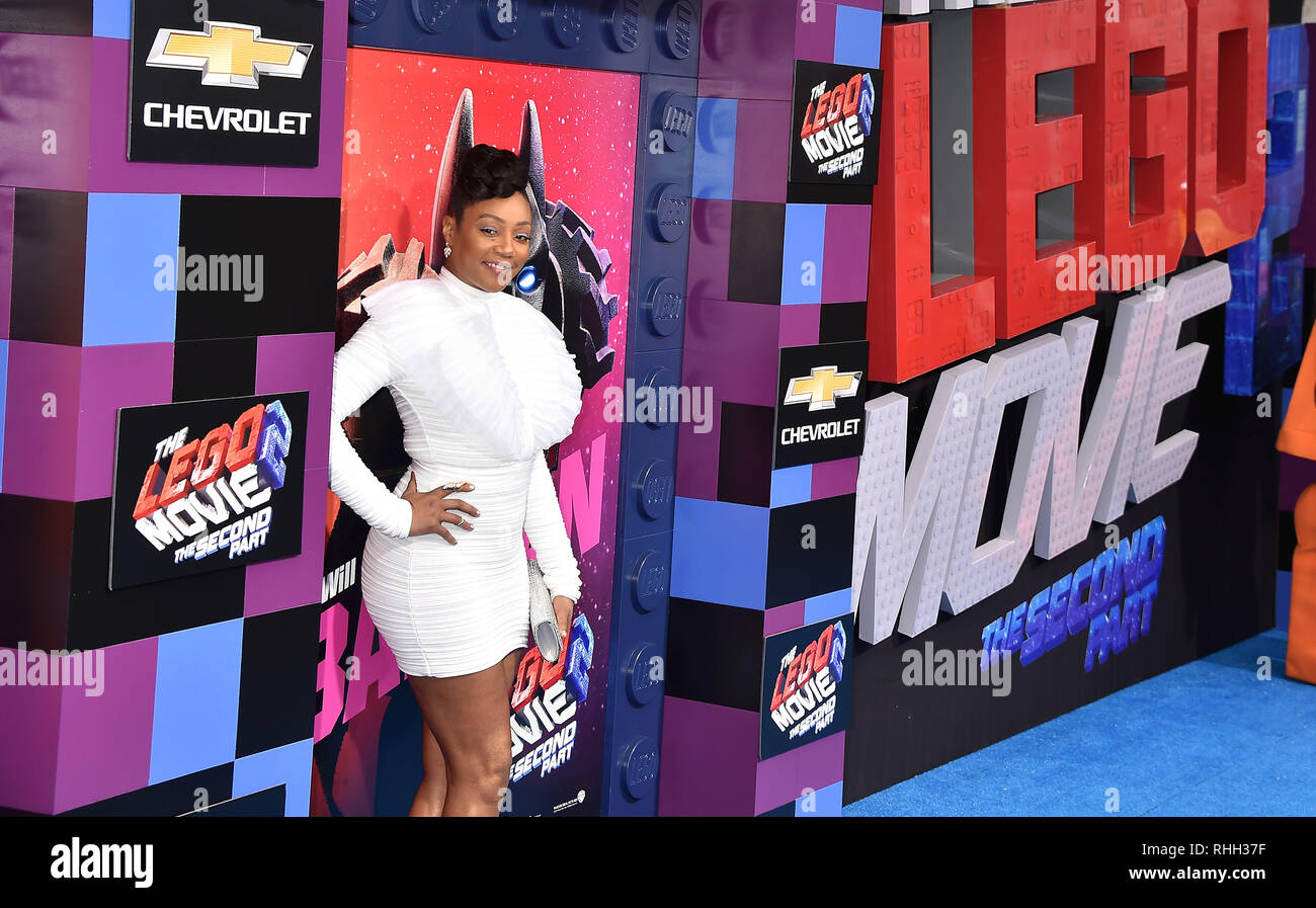 WESTWOOD, CA - FEBRUARY 02: Tiffany Haddish attends the Premiere Of ...