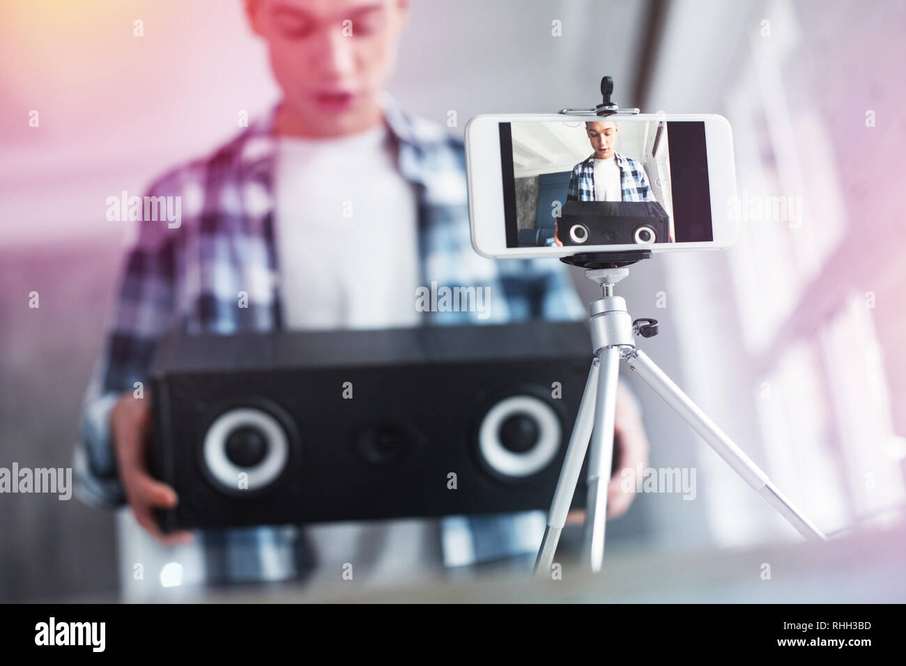 Student video filming hi-res stock photography and images - Alamy