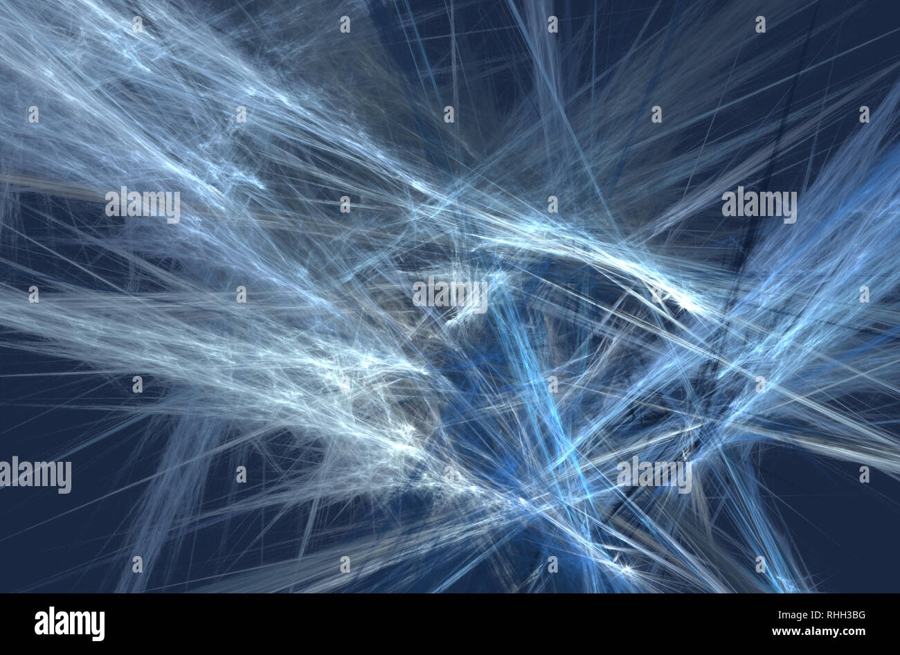 White blue abstract texture. Fantasy fractal texture. Digital art. 3D ...