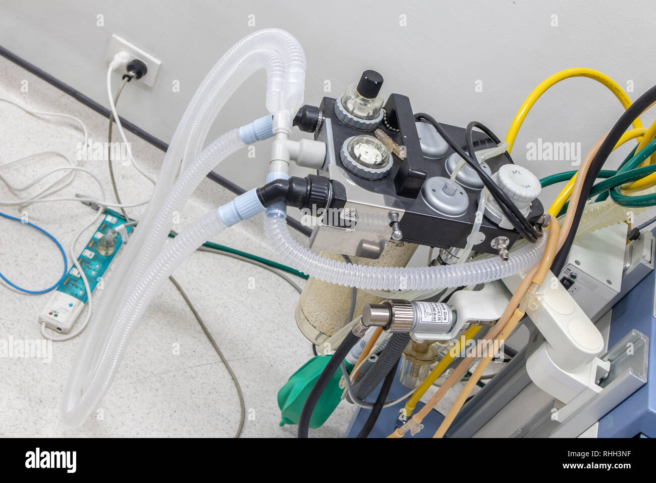 Anesthesia Machine in hospital operating room Stock Photo - Alamy