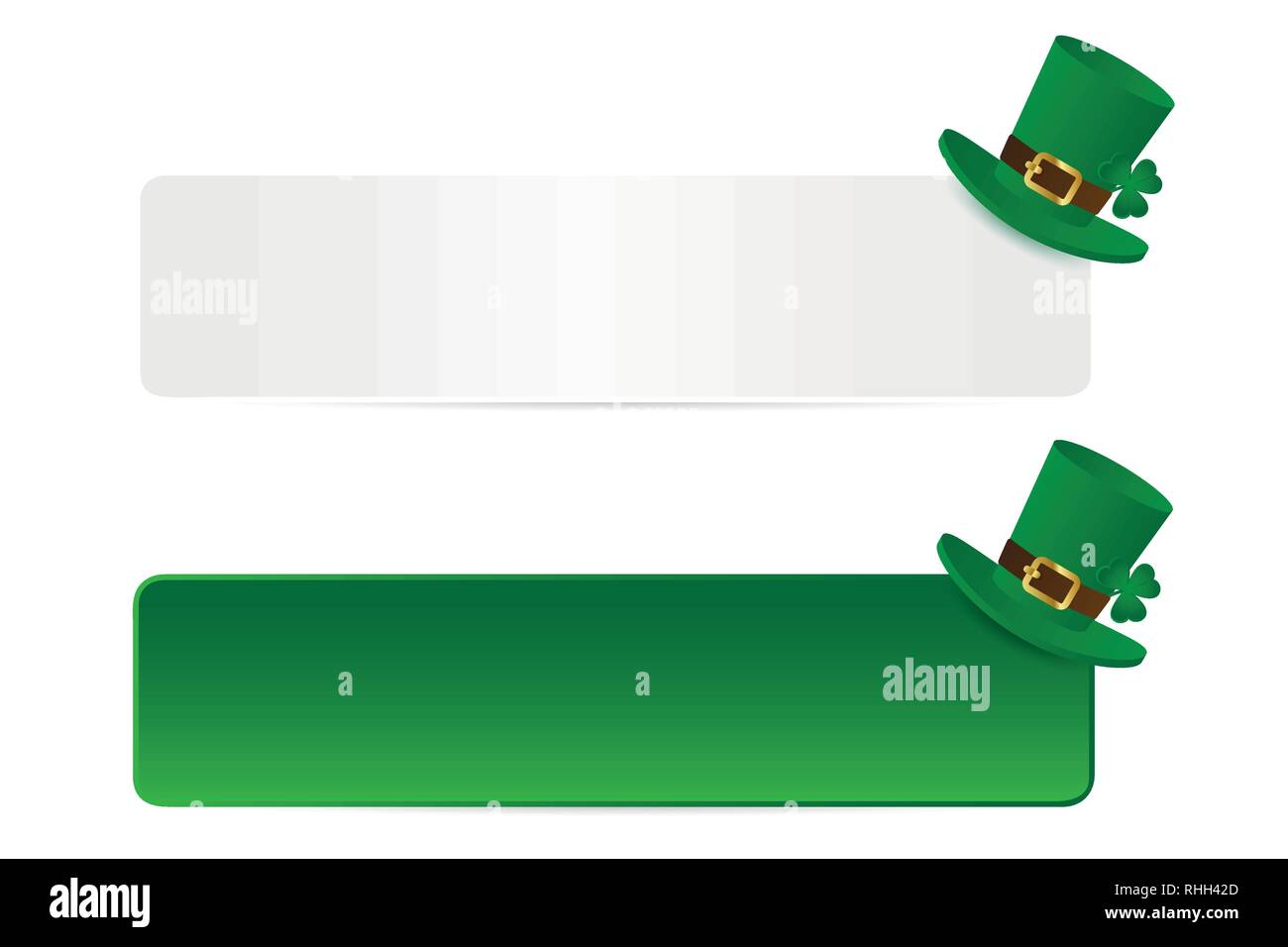 Four clover paper Stock Vector Images - Alamy