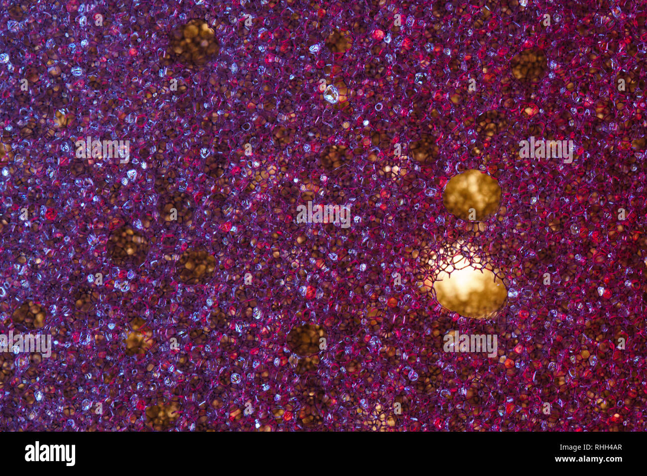 Sponge Foam Texture Macro Background. Abstract background of a thin ...