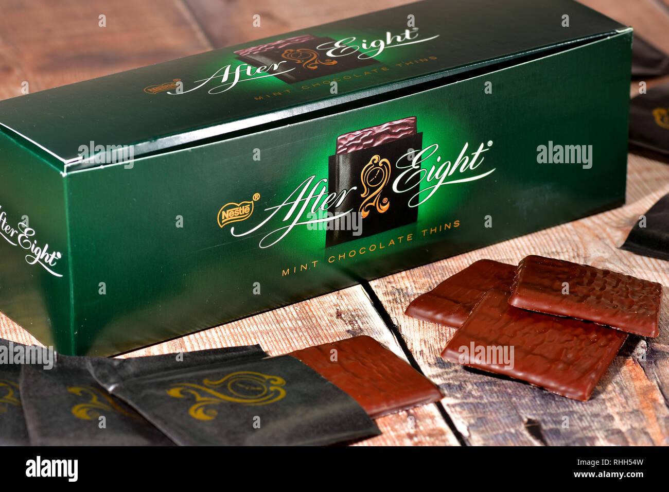 After Eight mints Stock Photo - Alamy