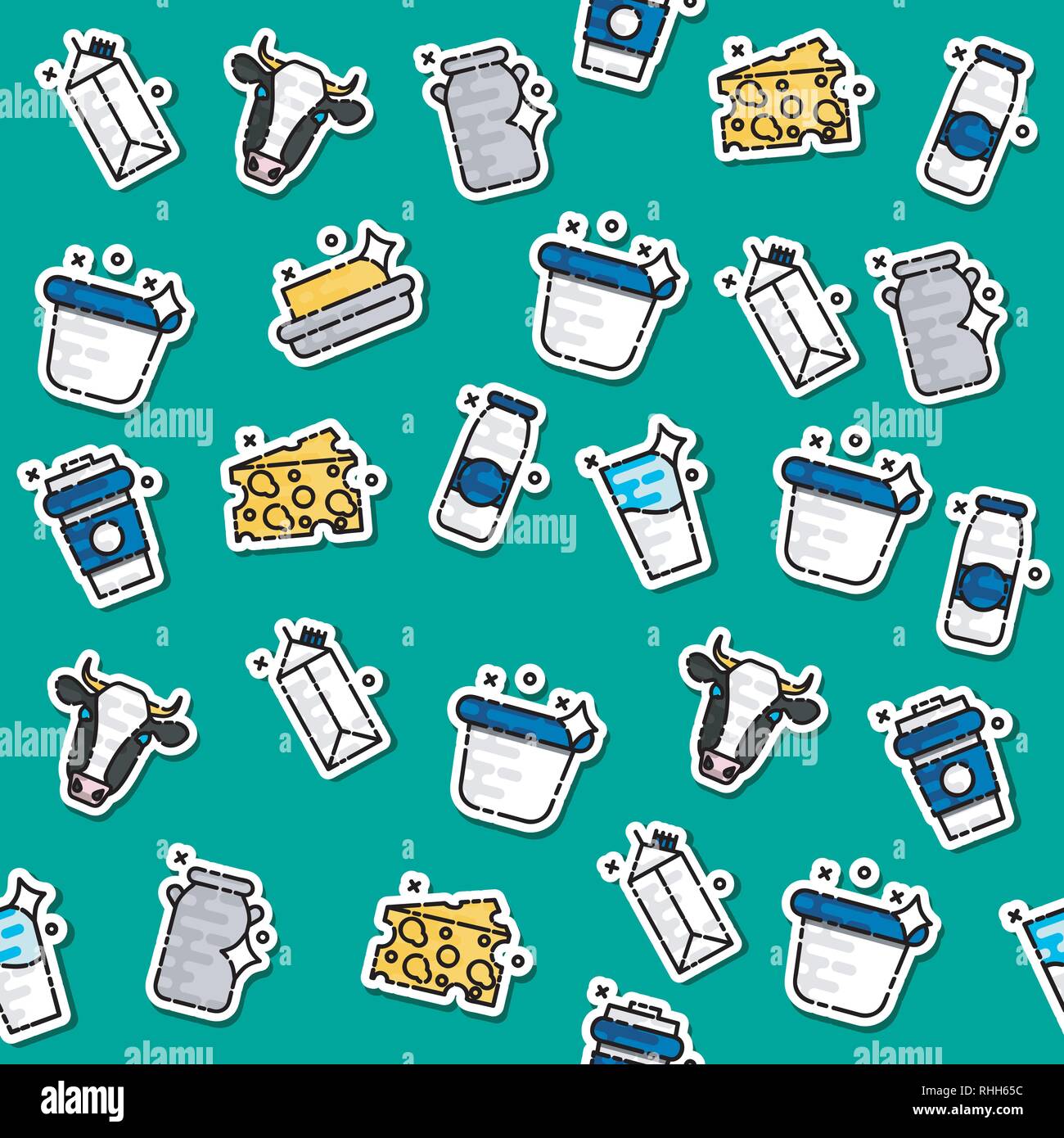 Colored milk pattern. Colorful background. Vector illustration EPS 10 ...