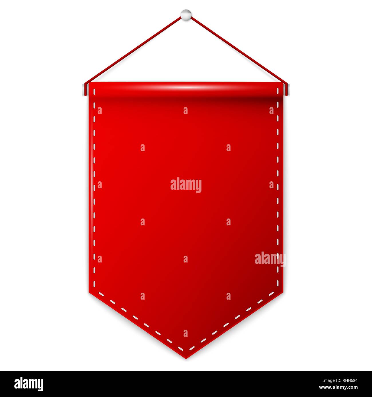 Hanged flag Cut Out Stock Images & Pictures - Alamy
