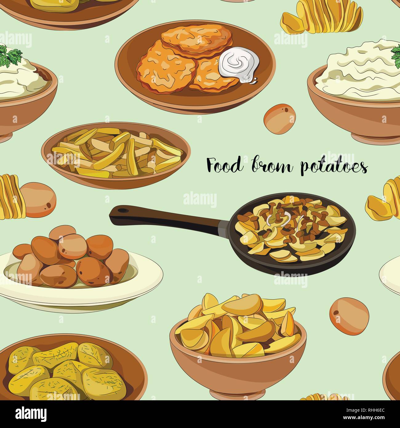 Cartoon sack potatoes hi-res stock photography and images - Alamy