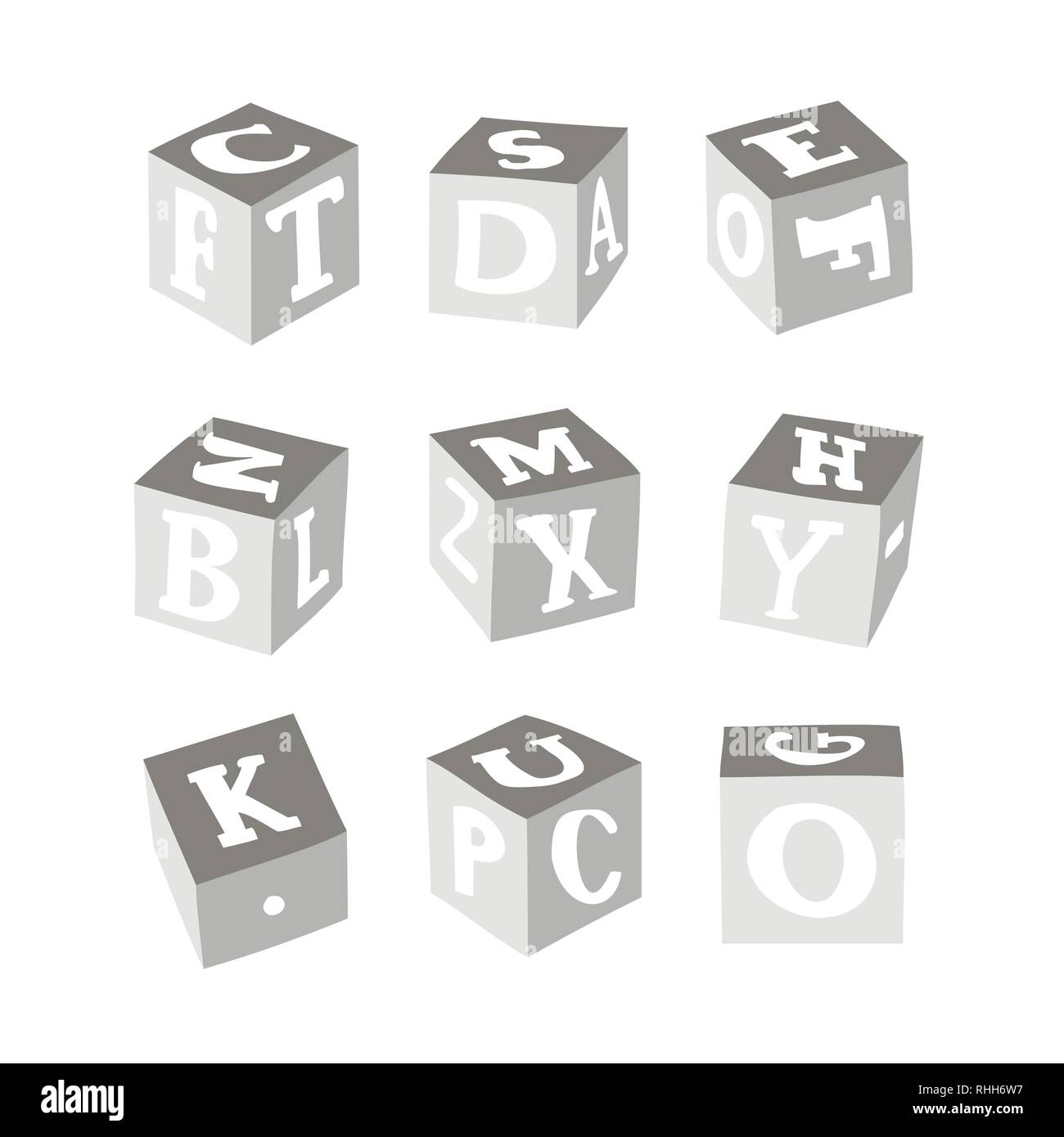 Babyblock Cut Out Stock Images & Pictures - Alamy