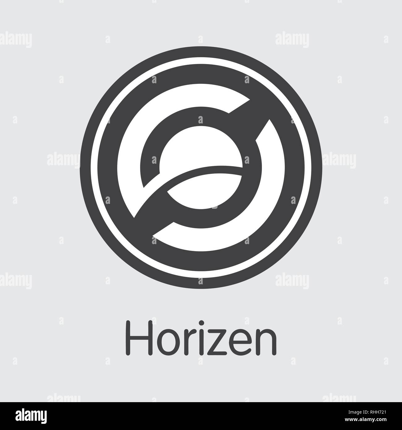 ZEN - Horizen. The Icon of Money or Market Emblem Stock Vector Image ...