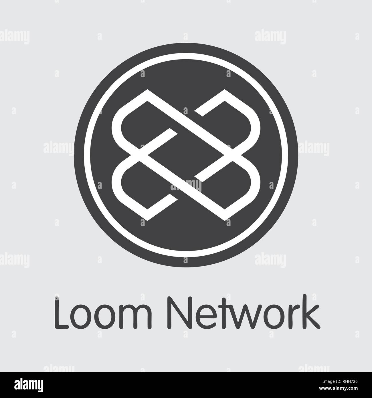 LOOM - Loom Network. The Icon of Money or Market Emblem Stock Vector ...