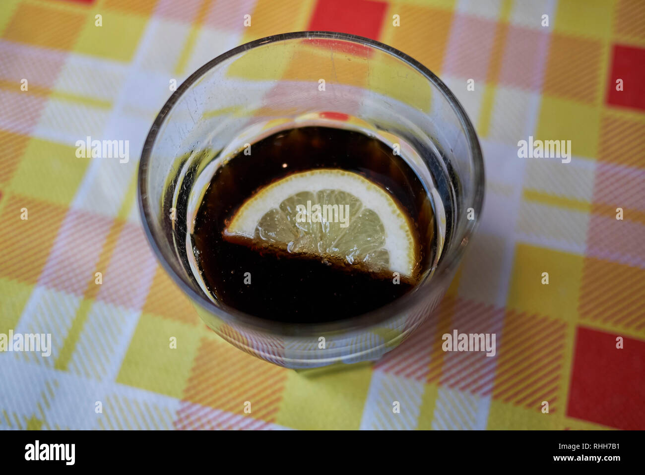 Half full glass cola hi-res stock photography and images - Alamy