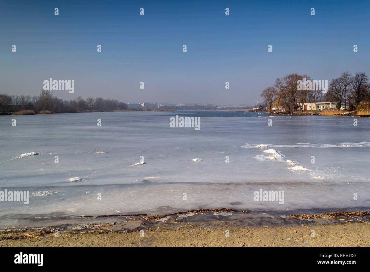 Lagoon Bagry in the city of Krakow, Poland Stock Photo - Alamy