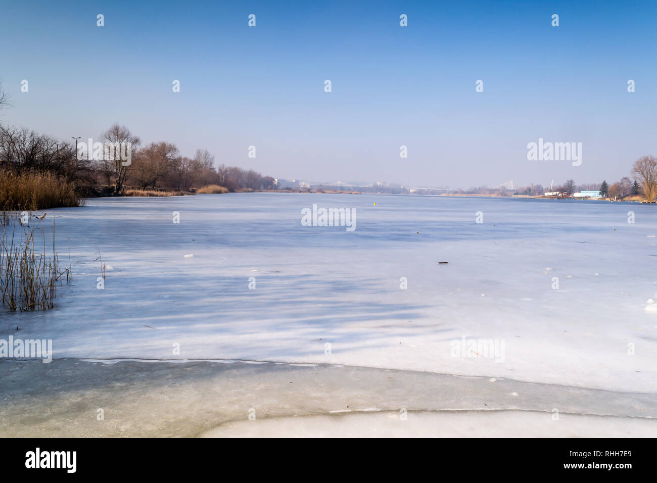 Lagoon Bagry in the city of Krakow, Poland Stock Photo - Alamy