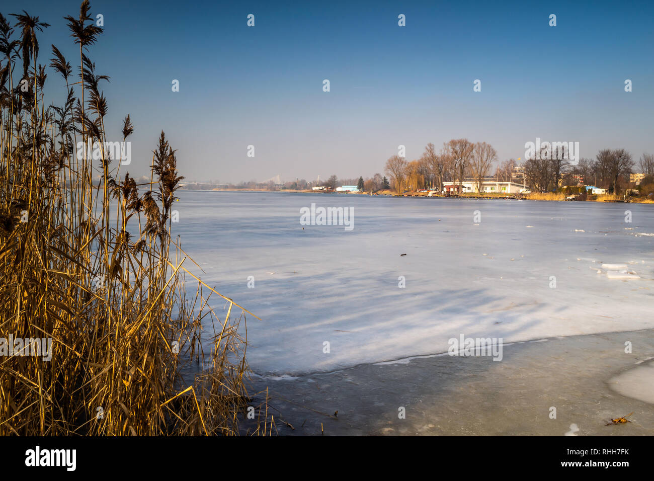 Lagoon Bagry in the city of Krakow, Poland Stock Photo - Alamy
