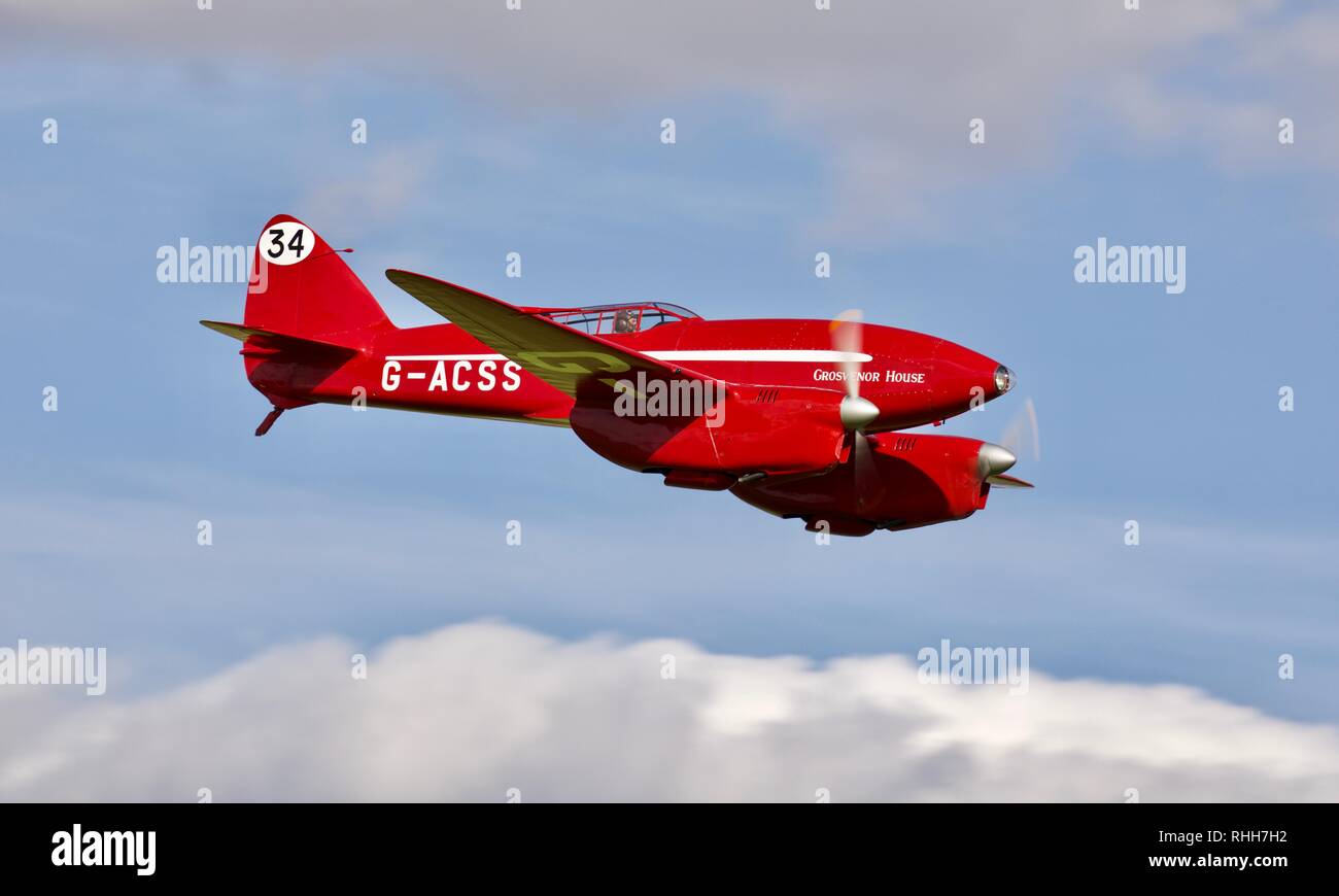 1934 de Havilland DH88 Comet ‘G-ACSS’ Stock Photo - Alamy