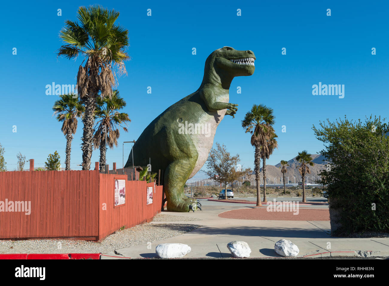 T-rex dinosaur at the dinosaur museum in Cabazon, California, USA Stock ...
