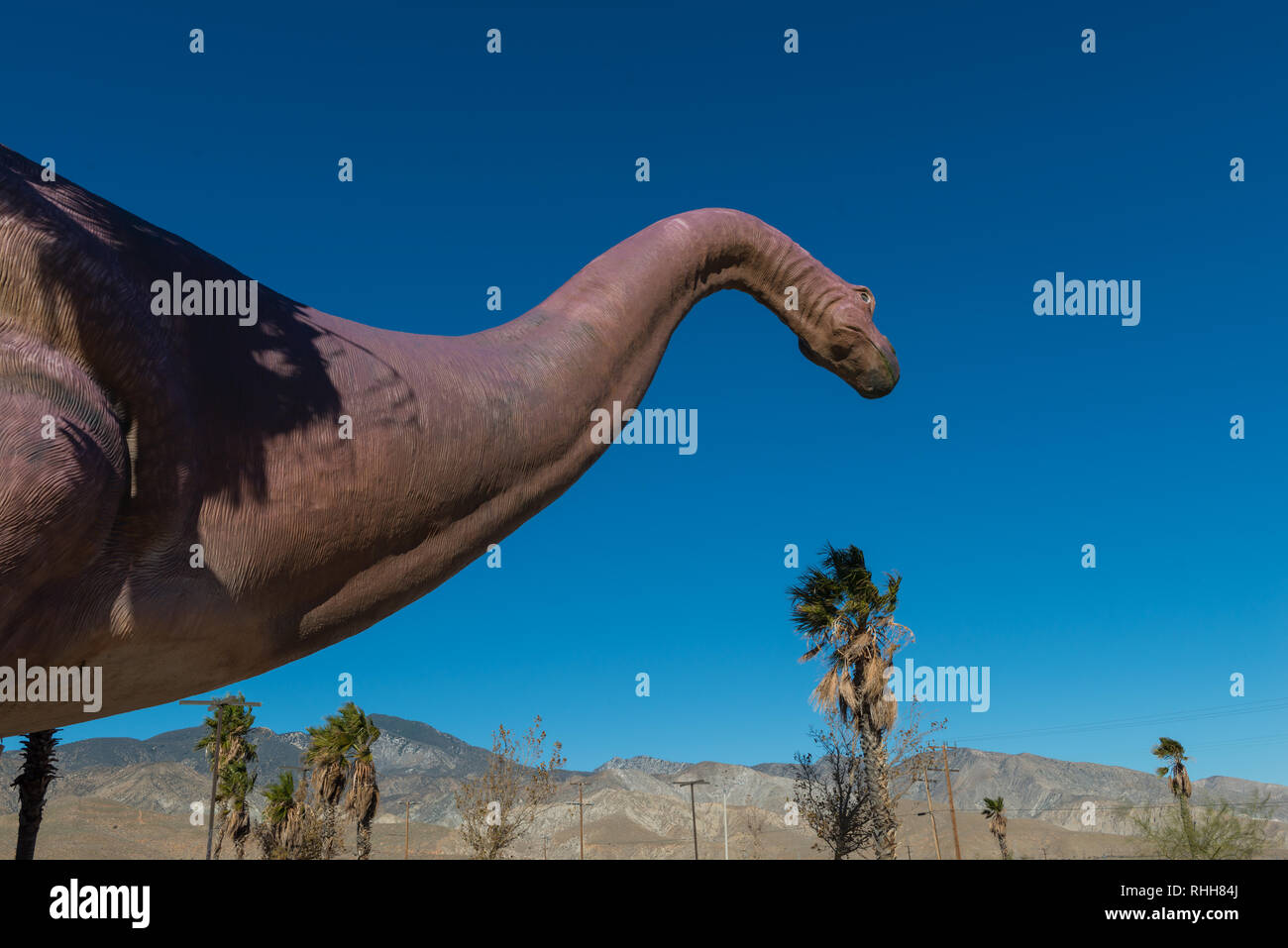 Statue dinosaur brontosaurus hi-res stock photography and images - Alamy
