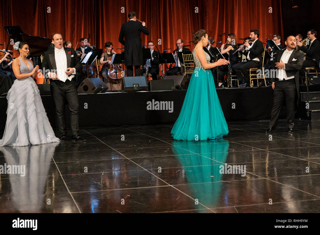 New York, United States. 01st Feb, 2019. Opera singers final ...