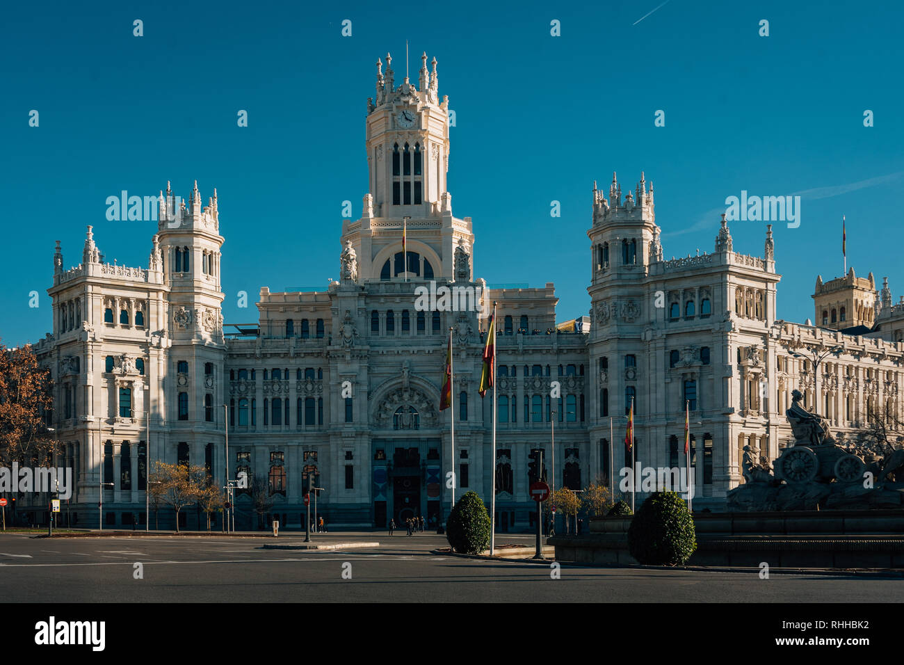 The Palacio de Cibeles, in Madrid, Spain Stock Photo - Alamy