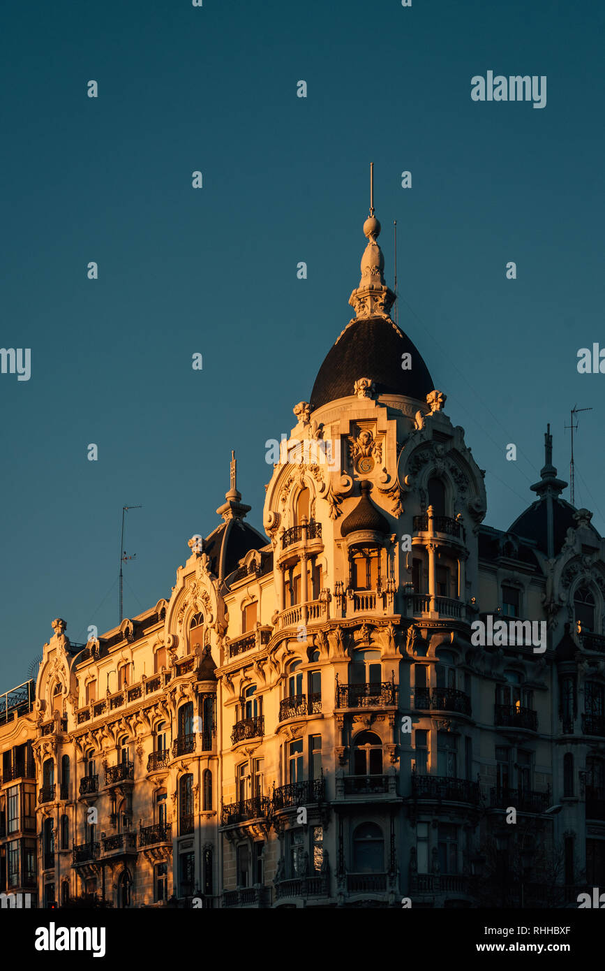 Historic architecture in Madrid, Spain Stock Photo - Alamy