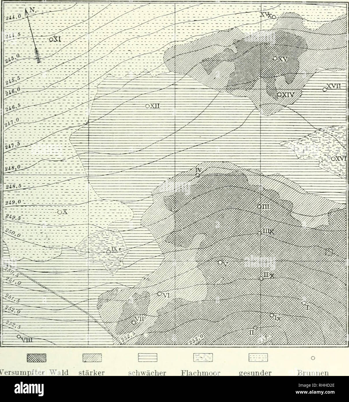 Karte der brunnen hi-res stock photography and images - Alamy
