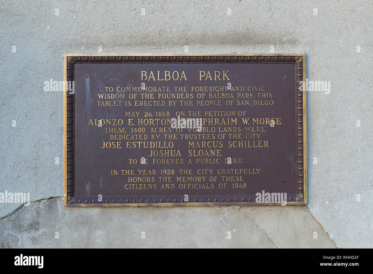 Balboa Park San Diego Sign High Resolution Stock Photography and Images ...