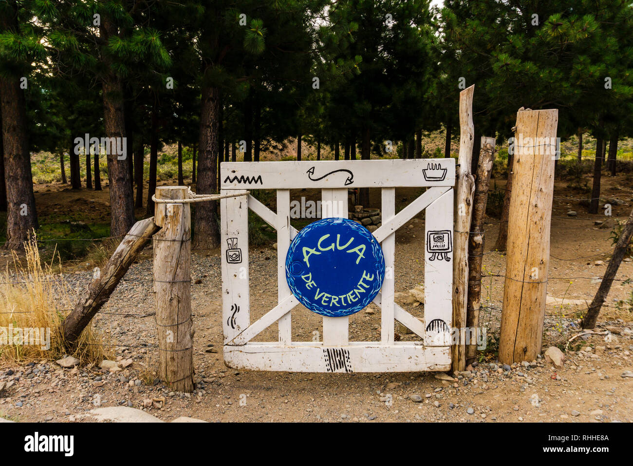 Shed water sign Stock Photo - Alamy
