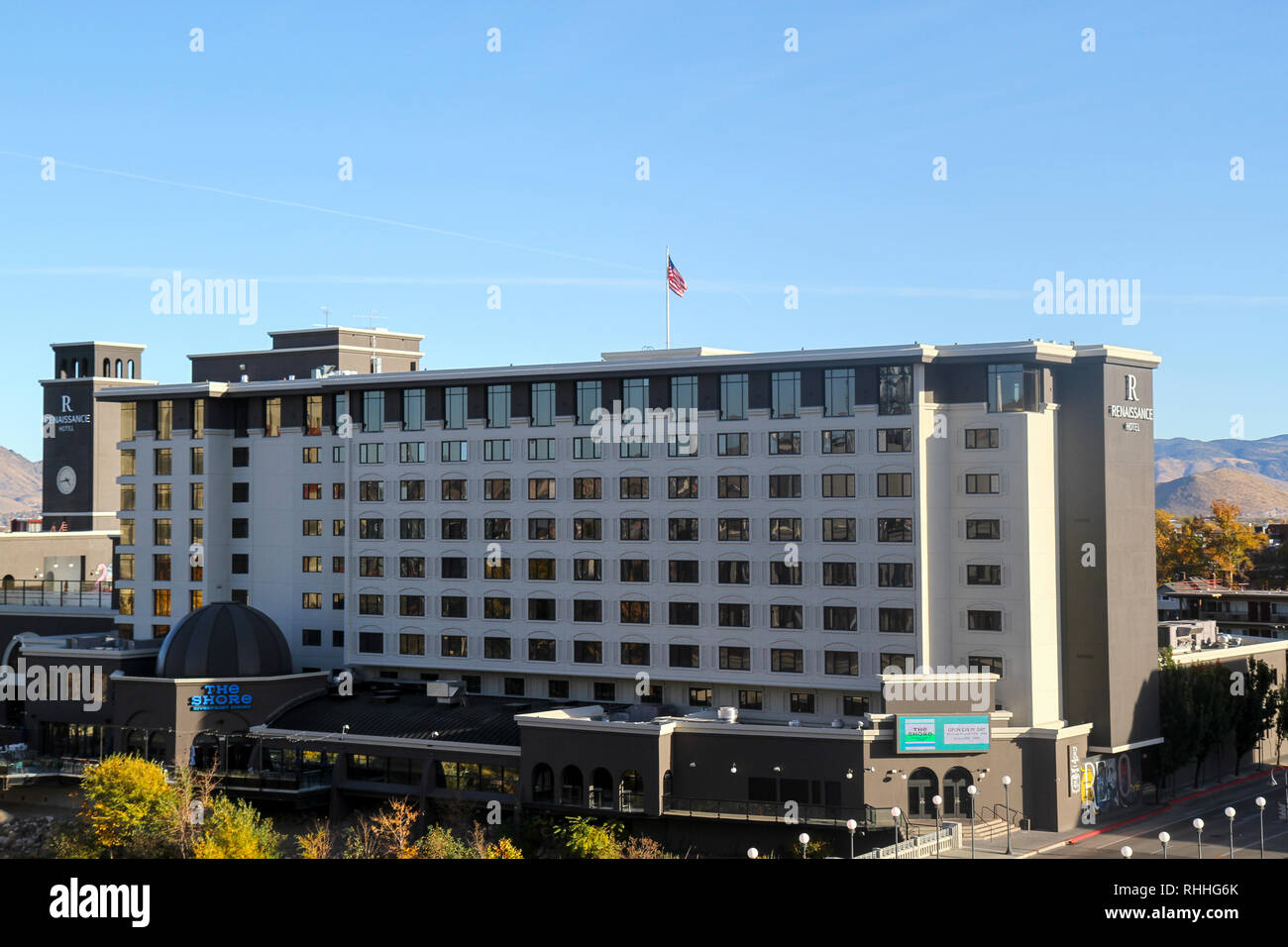Renaissance Reno Downtown Hotel, Reno, Nevada, United States Stock ...